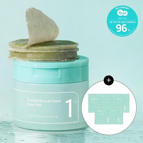 사자코리아 - [Làm dịu bã nhờn] Numbers In No. 1 Cica Ground Green Pad, 70 tờ đặc biệt (+tặng thêm 10 tờ)